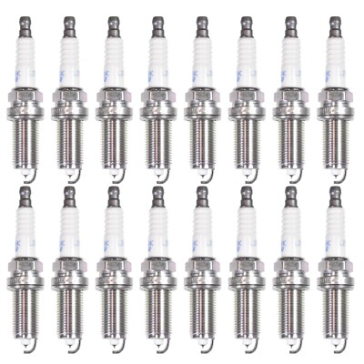 NGK Laser Iridium 92145 Engine Ignition Spark Plug Kit Set of 16 for 5 ...