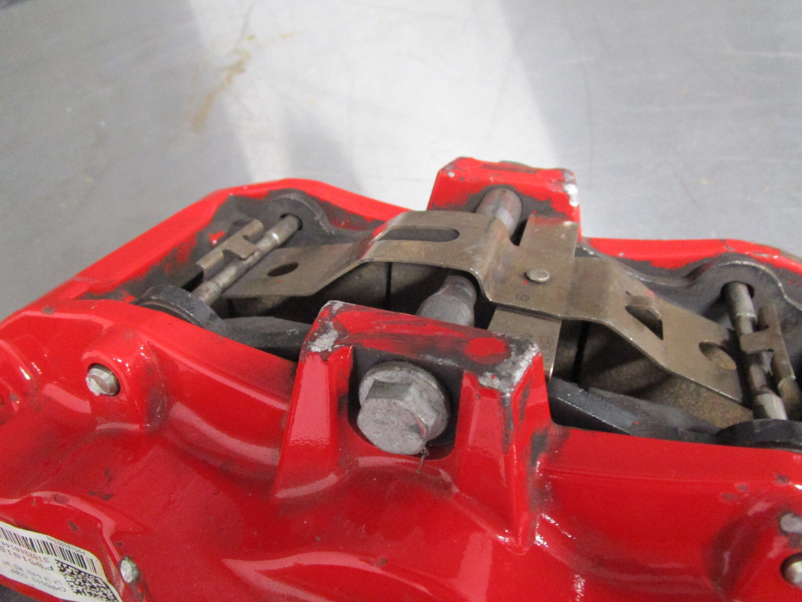 OEM Set BREMBO BRAKE CALIPERS And Rotors 6 Pot Red SRT LX P05181893 ...
