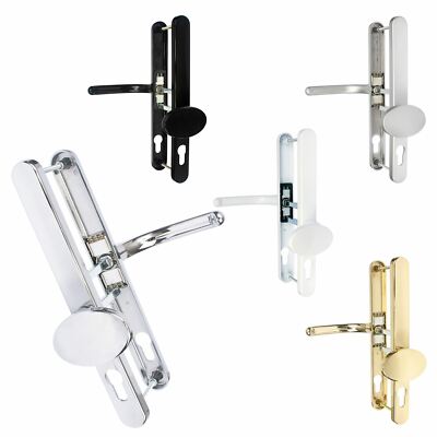 UPVC Door Handle Set 92PZ 92mm 62PZ 62mm Offset Lever Pad 240mm Fix ...