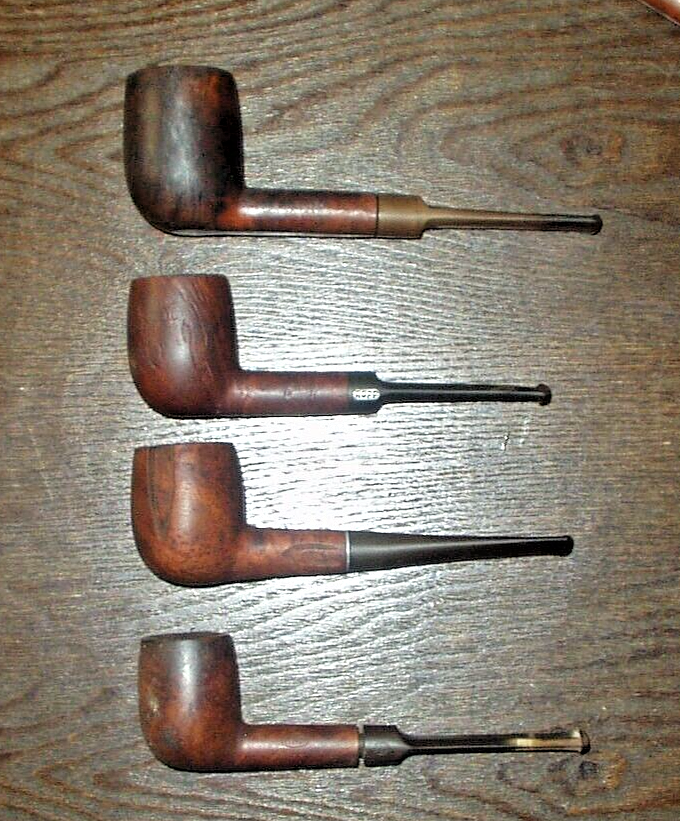 Lot of 4 Billiard Shape Briar Estate Pipes: GBD, Irwin's, Ropp, etc. | eBay