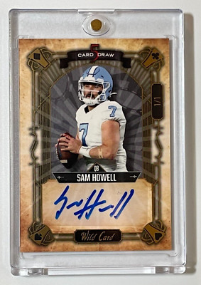 SAM HOWELL 2022 Wild Card 5 Card Draw ROOKIE AUTO/AUTOGRAPH 1/1 NEW ...