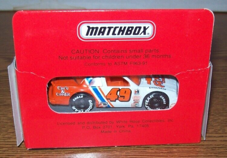 ED FERREE #49 1992 1/64 MATCHBOX NASCAR RACING DIECAST CAR | eBay