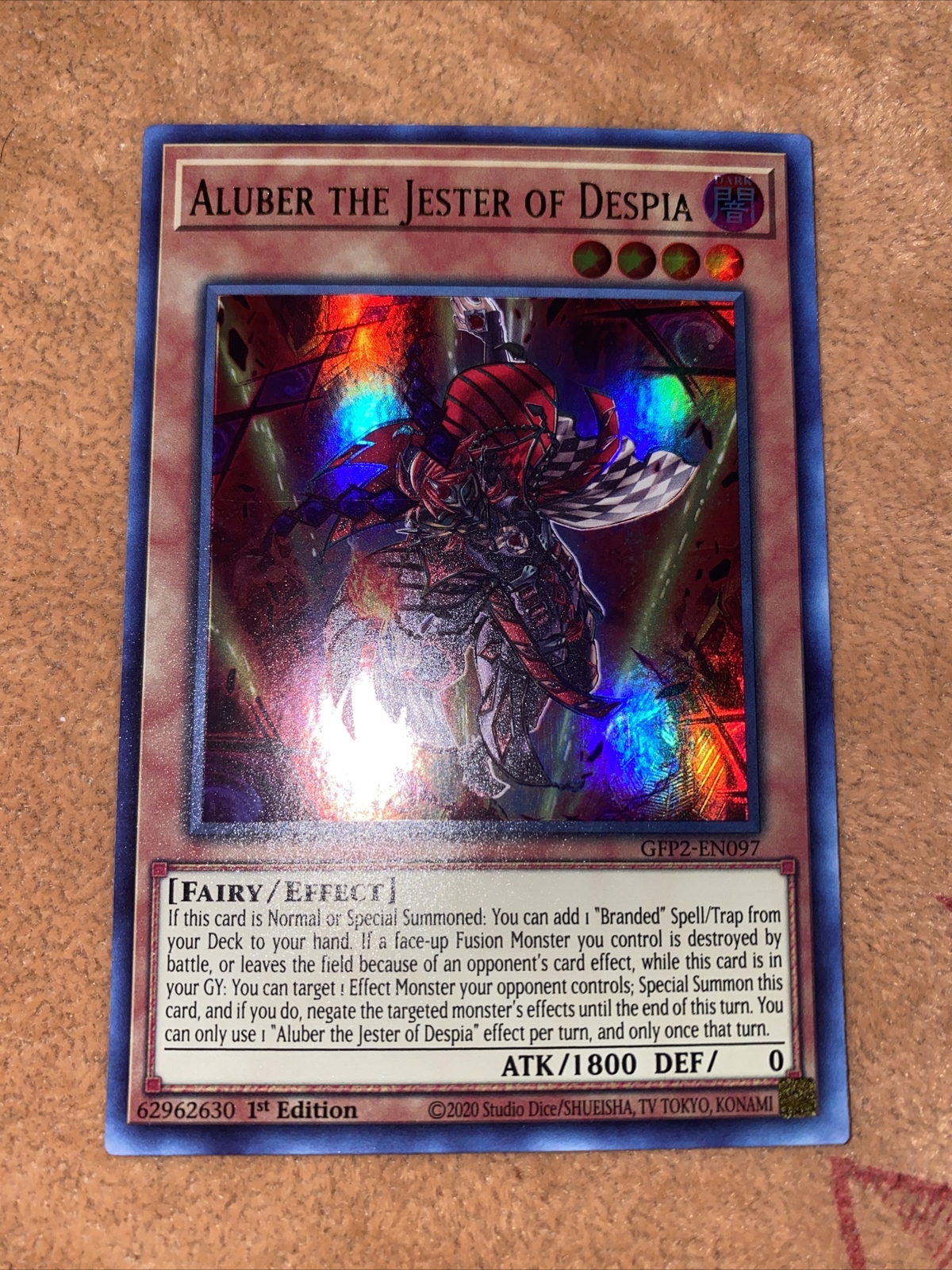 Aluber the Jester of Despia 🔥 GFP2-EN097 Ultra Rare Yugioh | eBay