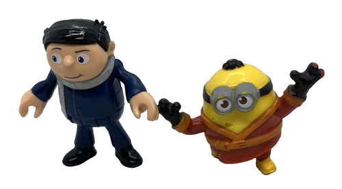 Lot of 2 GRU DESPICABLE ME 2.5” & Despicable Me 2'' ACTION FIGURE ...