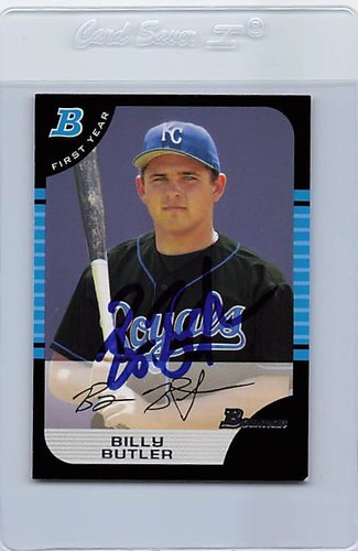 2005 Bowman #277 Billy Butler Royals Signed Auto *G9843 | eBay