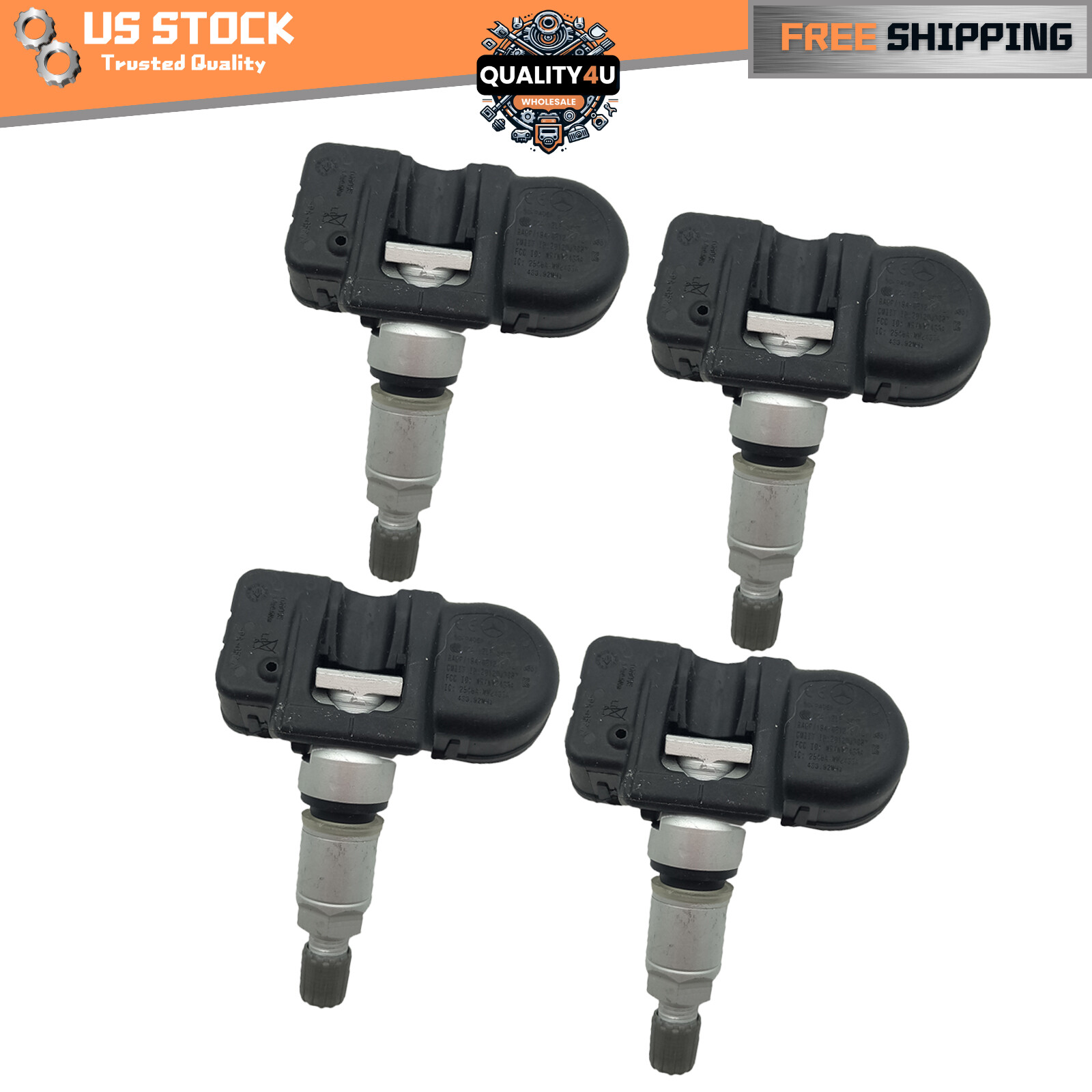 4Pcs Tire Pressure Senso TPMS For Mercedes-Benz SLK350 S400 S600 ...