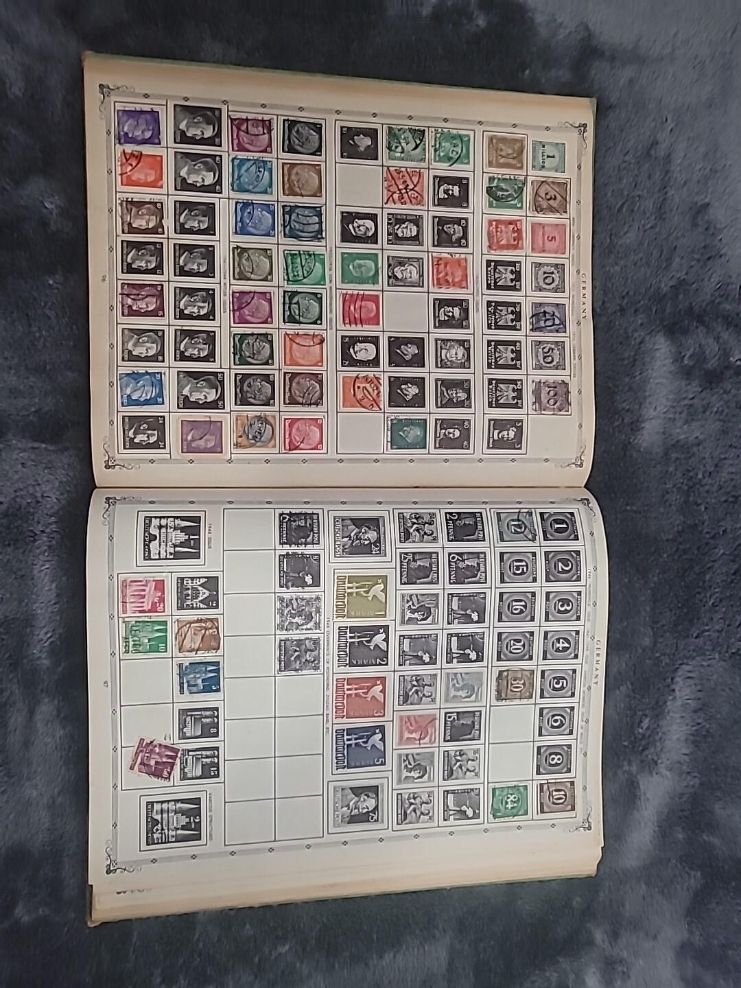 The Premier Word Stamp Album 1955 Contains Over 1300 Used World Stamps ...