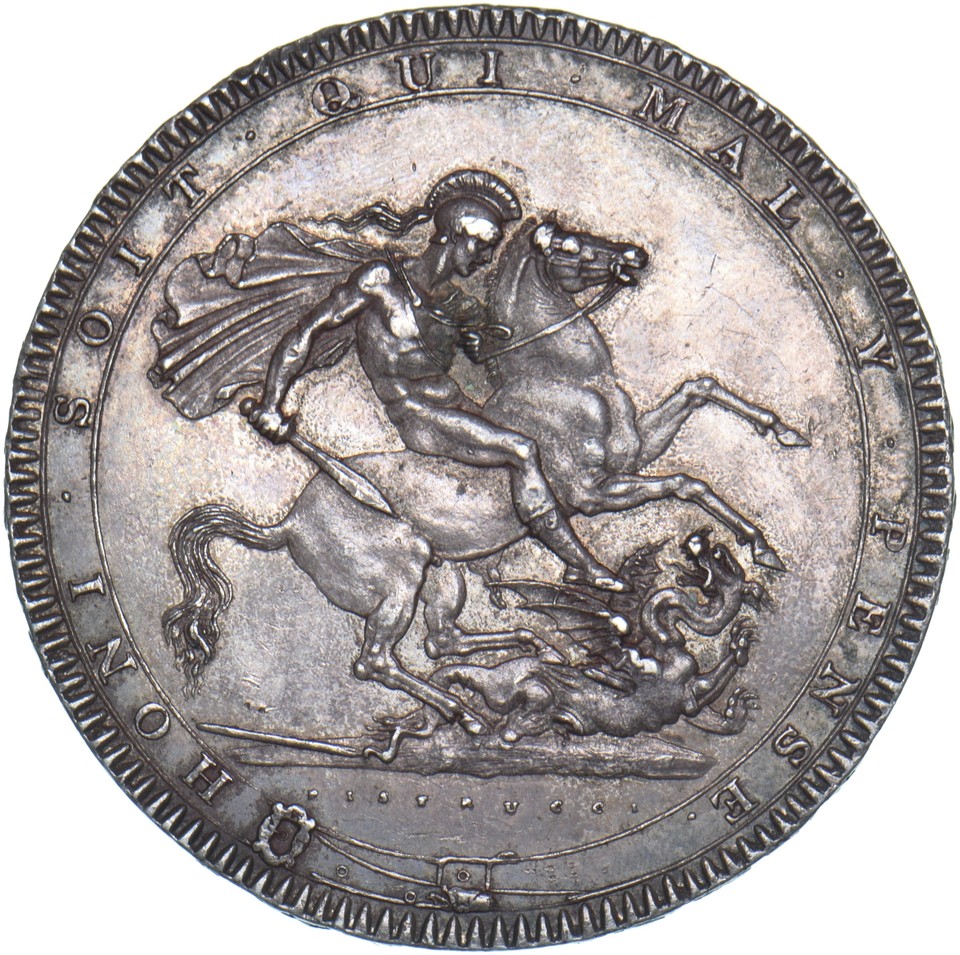 1819 LX Crown - George III British Silver Coin - Very Nice | eBay UK