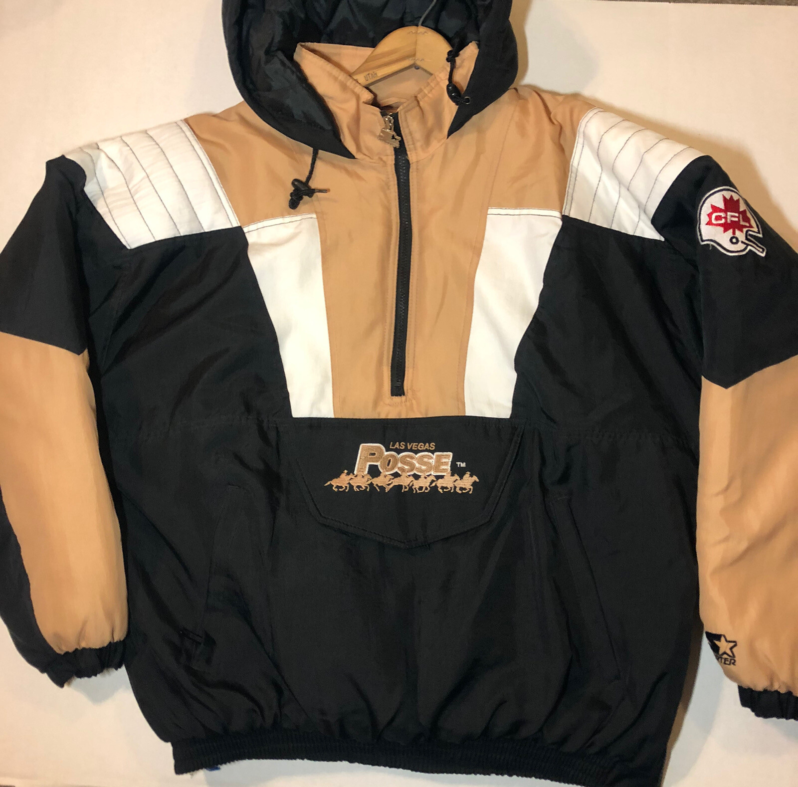 Vintage Las Vegas Posse Canadian Football League CFL Starter Jacket ...