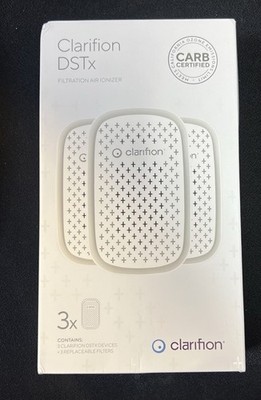 Clariion DSTx Filtration Air Purifier (3 Pack) Plug In Air Ionizer & 3 ...