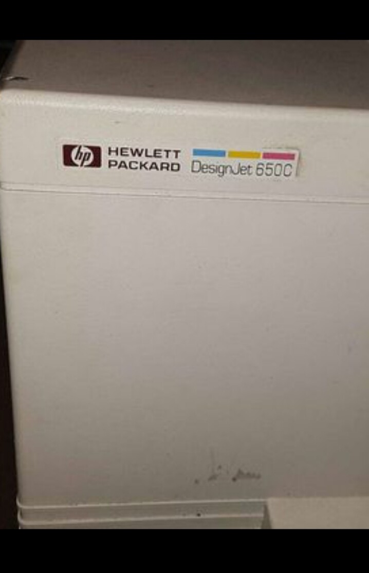 HP Designjet 650C'- 750C Plus. WIDE FORMAT PRINTER | eBay