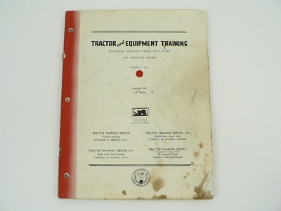 Manuals & Books - Tractor Equipment Training