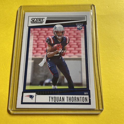 2022 PANINI SCORE #388 TYQUAN THORNTON ROOKIE NEW ENGLAND PATRIOTS ...
