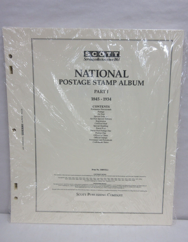 Scott National Series Stamp Album Pages United States Part 1 1845-1934 ...
