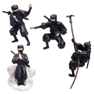 Little Ninja Mini Figures Set of 4 Capsule Toy Free Shipping | eBay
