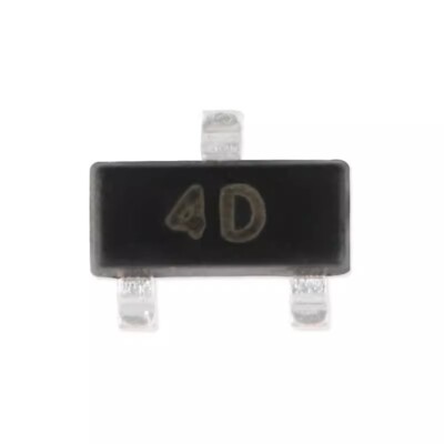 100pcs MMBTA94 4D 0.2A 400V PNP SOT-23 SMD Chip Transistor | eBay