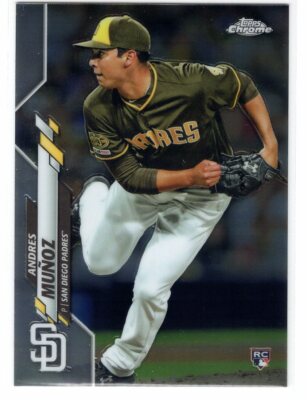 2020 Topps Chrome Rookie #149 Padres Andres Munoz RC | eBay