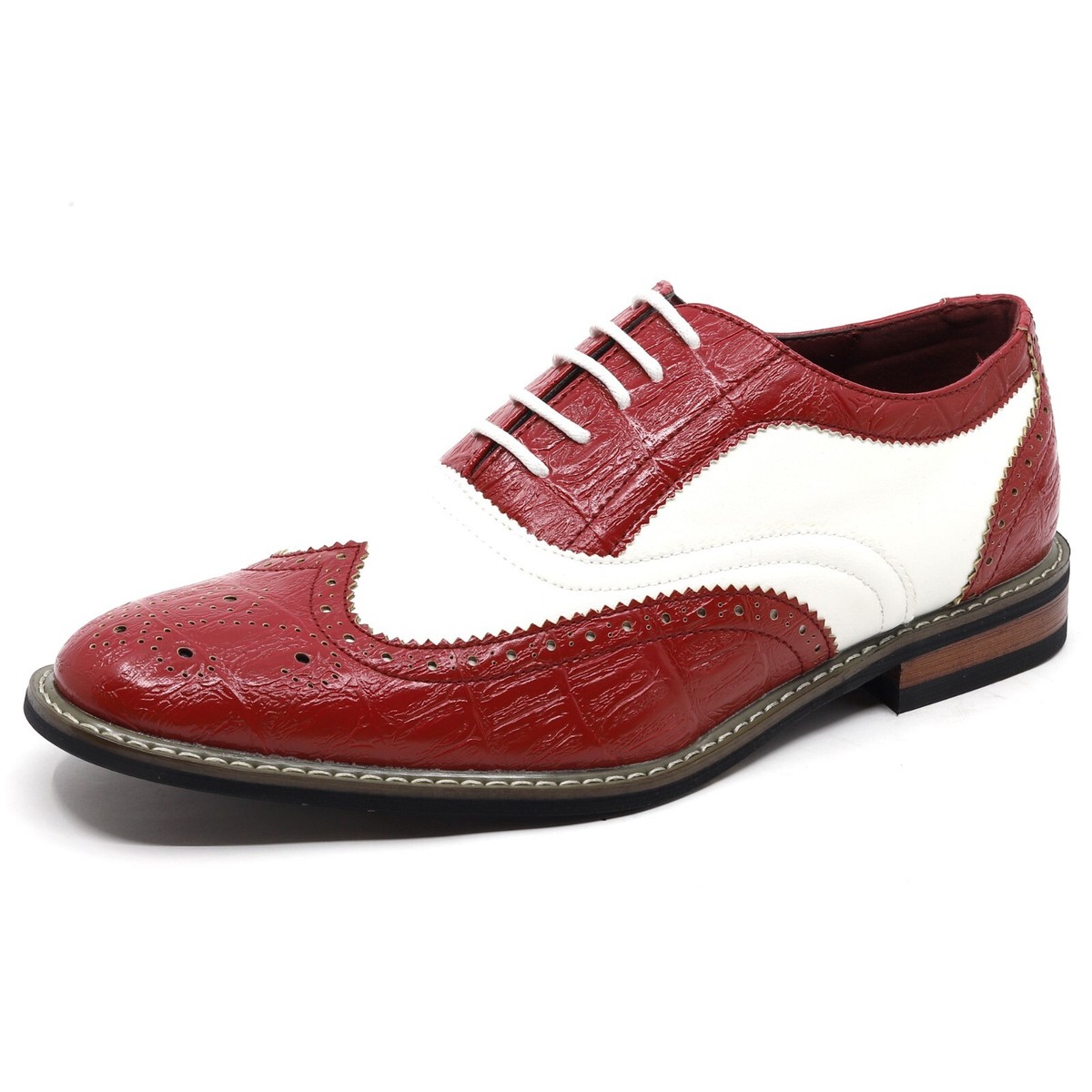 Red Oxford Shoes For Women