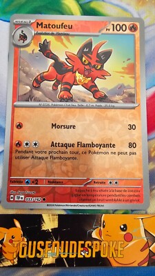 MATOUFEU 100PV 033/162 - NEUF - COMMUNE REVERSE - CARTE POKEMON | eBay