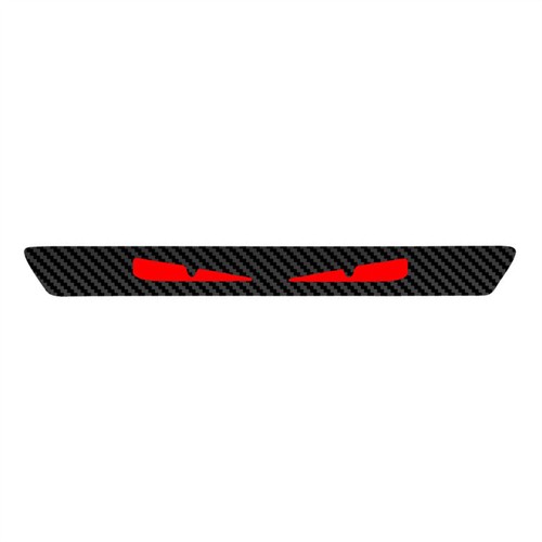 Universal 3D Carbon Fiber Look Sticker Emblem Demon Eye Brake Tail ...