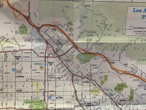 Southern California AAA Map 1994 Disneyland Front Photo Snow White ...
