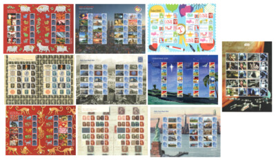 LS91 to LS100 Royal Mail Generic Smilers Sheets MNH. Each sold ...