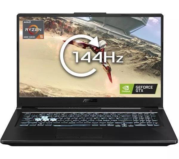 ASUS TUF F17 17.3" (512GB SSD, AMD Ryzen 5-4600H, 3.0GHz, 8GB RAM ...