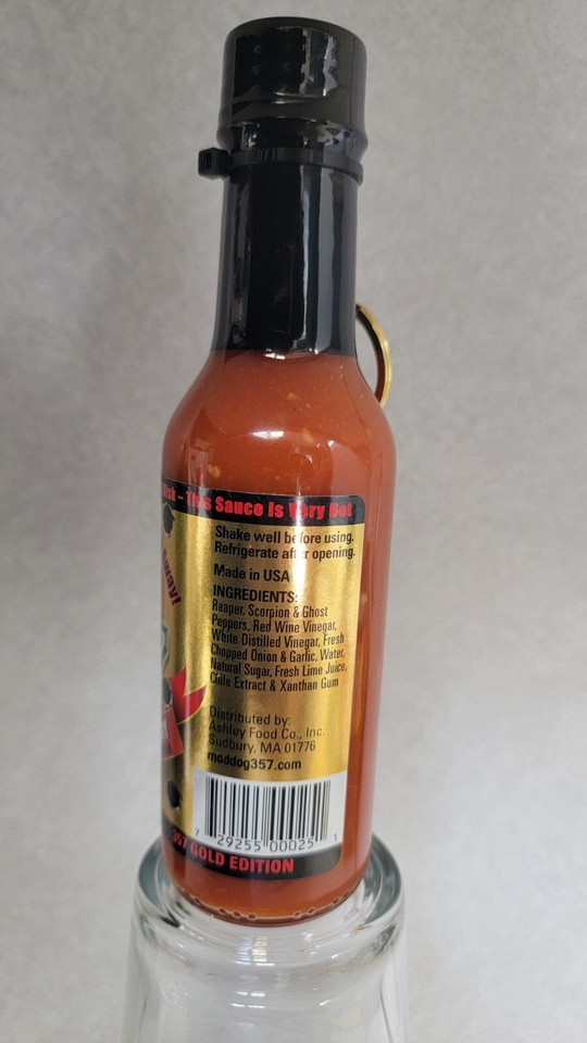 Mad Dog 357 Gold Edition Hot Sauce, With No.9 Plutonium 9 Million ...