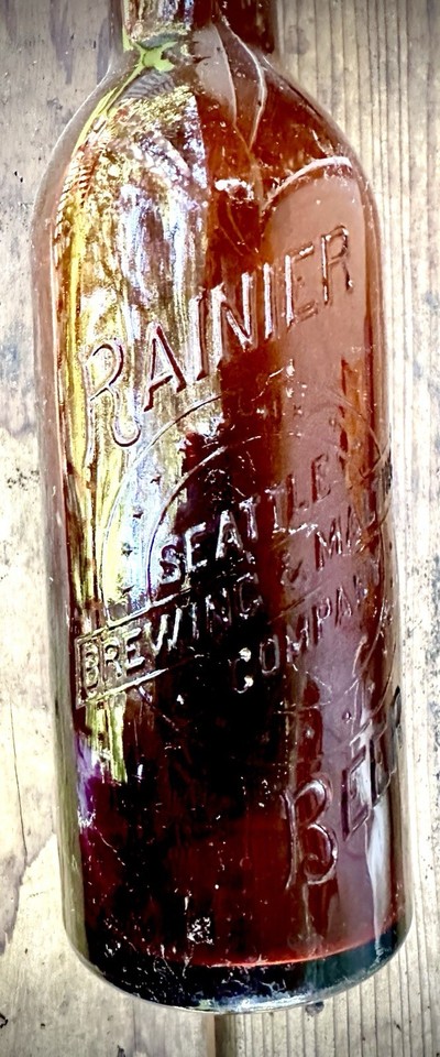Rainier Beer Seattle Malting &Brewing Company Amber, beer bottle | eBay