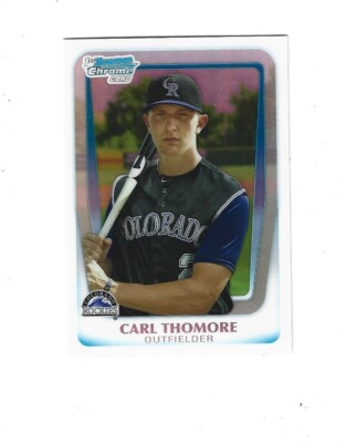 2011 Bowman Chrome Draft Prospects Refractors #BDPP31 Carl Thomore ...