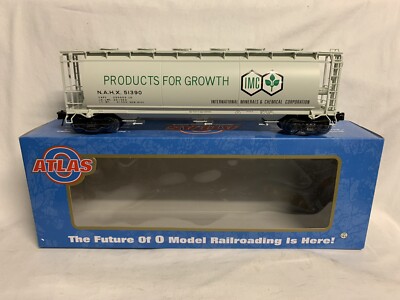 ATLAS O IMC INTERNATIONAL MINERAL CHEMICAL 3-BAY CYLINDRICAL COVERED ...