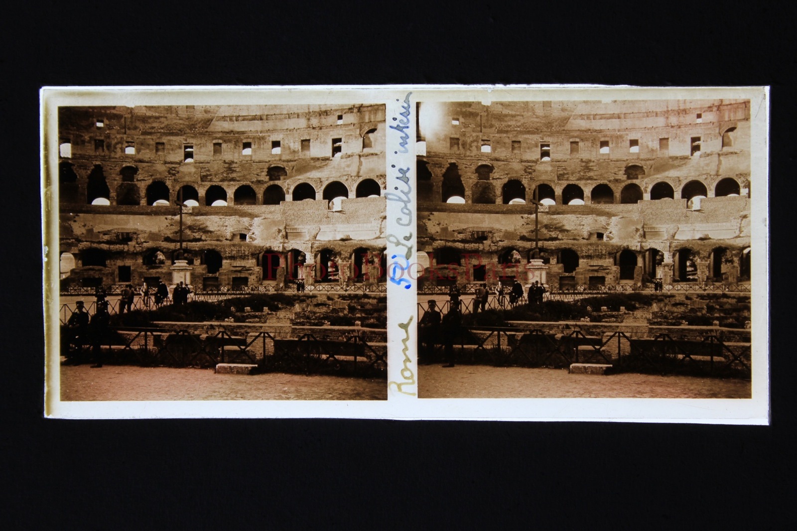 Italy Rome The Colosseum Interior Photo Plate pos. stereo ca 1930 | eBay UK