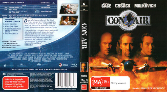 Con Air (Blu-ray, 1997) for sale online | eBay