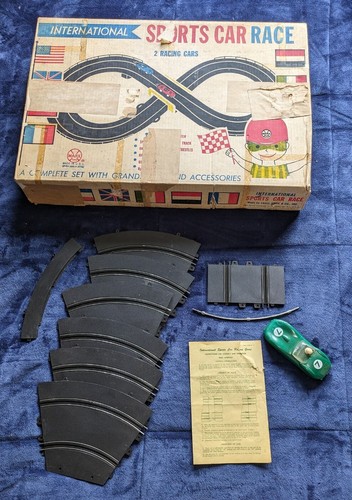 Marx International Sports Race Car Set 22510 1 Car Incomplete Track ...