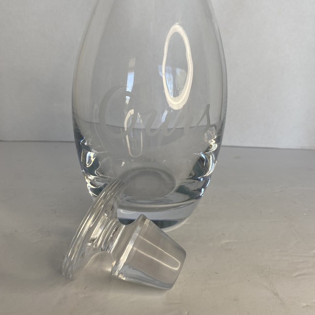 Kate Spade Lenox Crystal Wine Decanter Two of a Kind W / Etched “ours ...