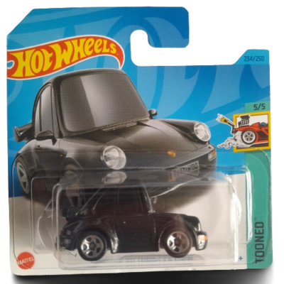 Hot Wheels Porsche 911 Turbo 3.6 (964) HW Tooned Black 1:64 Scale 3 ...