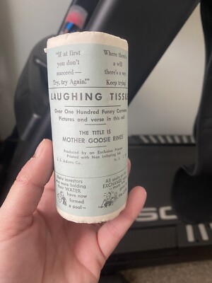 Vintage 1959 Laughing Tissue Cartoon Toilet Paper Roll Made In Ashbury ...