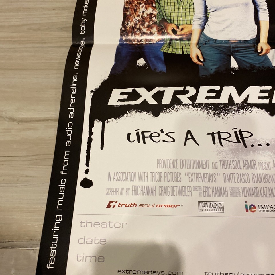 Extreme Days Movie 14x24 Album Poster Christian Tobymac Pax 217 ...