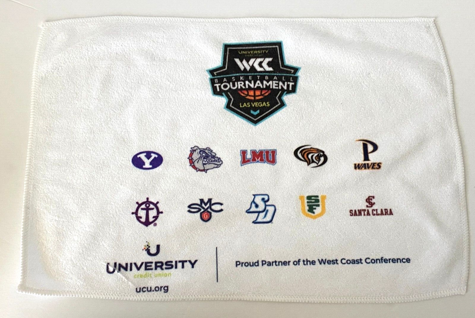 NEW WCC West Coast Conference Basketball Tournament Rally Towel ...