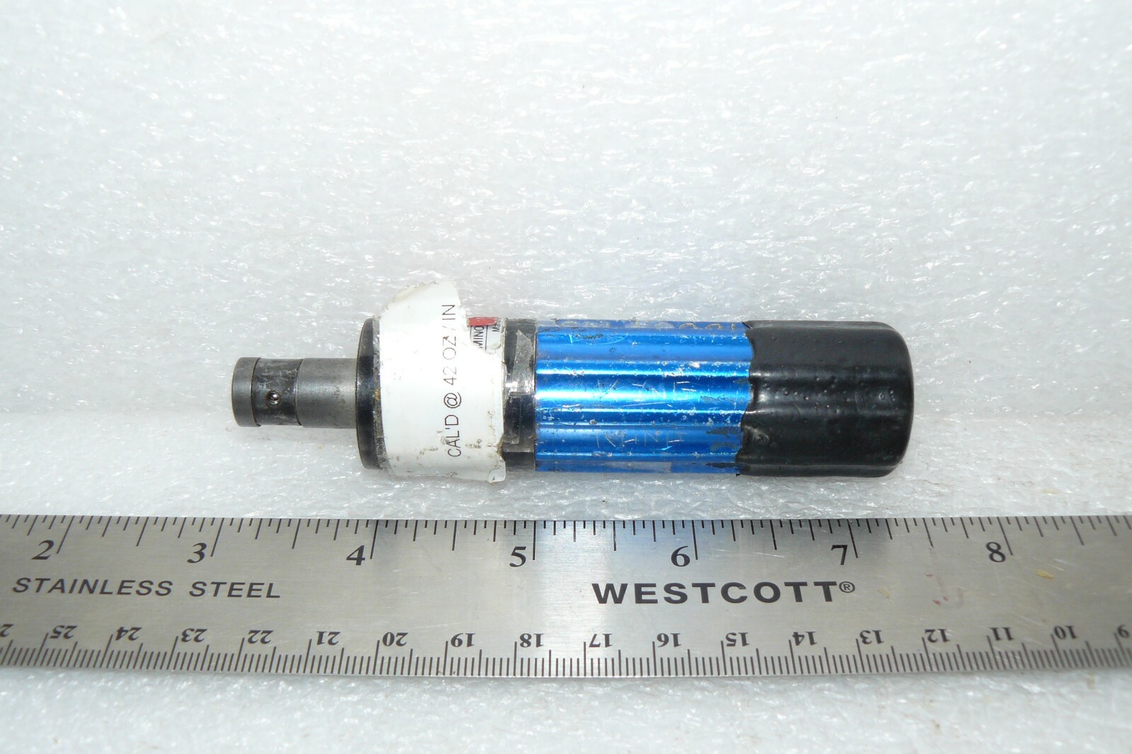 MOUNTZ TLS0135 PRESET TORQUE SCREWDRIVER BLUE 1/4" FEMALE HEX DRIVE ...