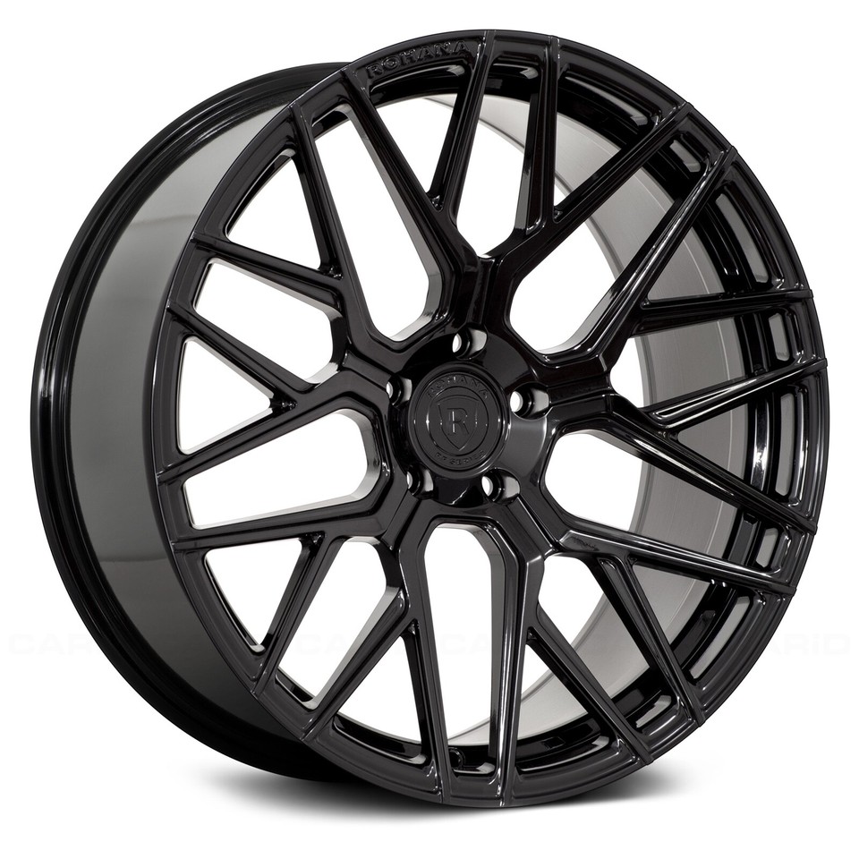 20” ROHANA RFX10 GLOSS BLACK CONCAVE WHEELS FOR LEXUS LS460 LS500 20X9 ...