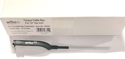 Wiha Torque Cable Key for 1/2" Hex Inch Item No.28644 | eBay