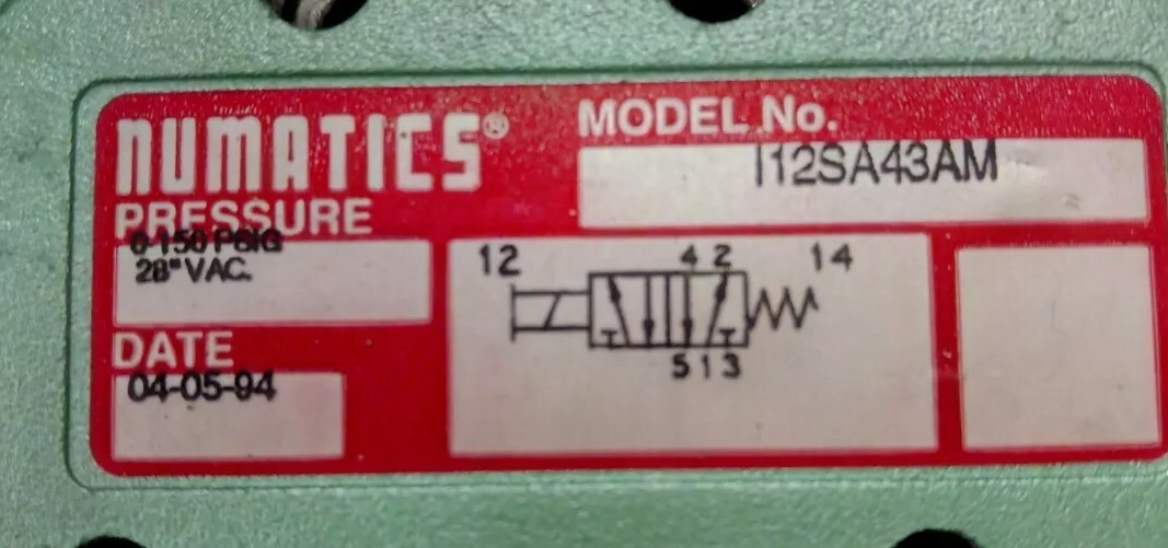 Numatics Flexiblock #(1-STATION) PNEUMATIC Manifold assembly.(24V ...
