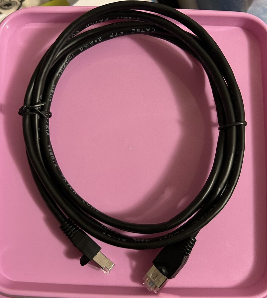 Cat5e FTP 24 AWG ISO IEC 11801 Patch Cord Network Cable Ethernet 6.5FT ...