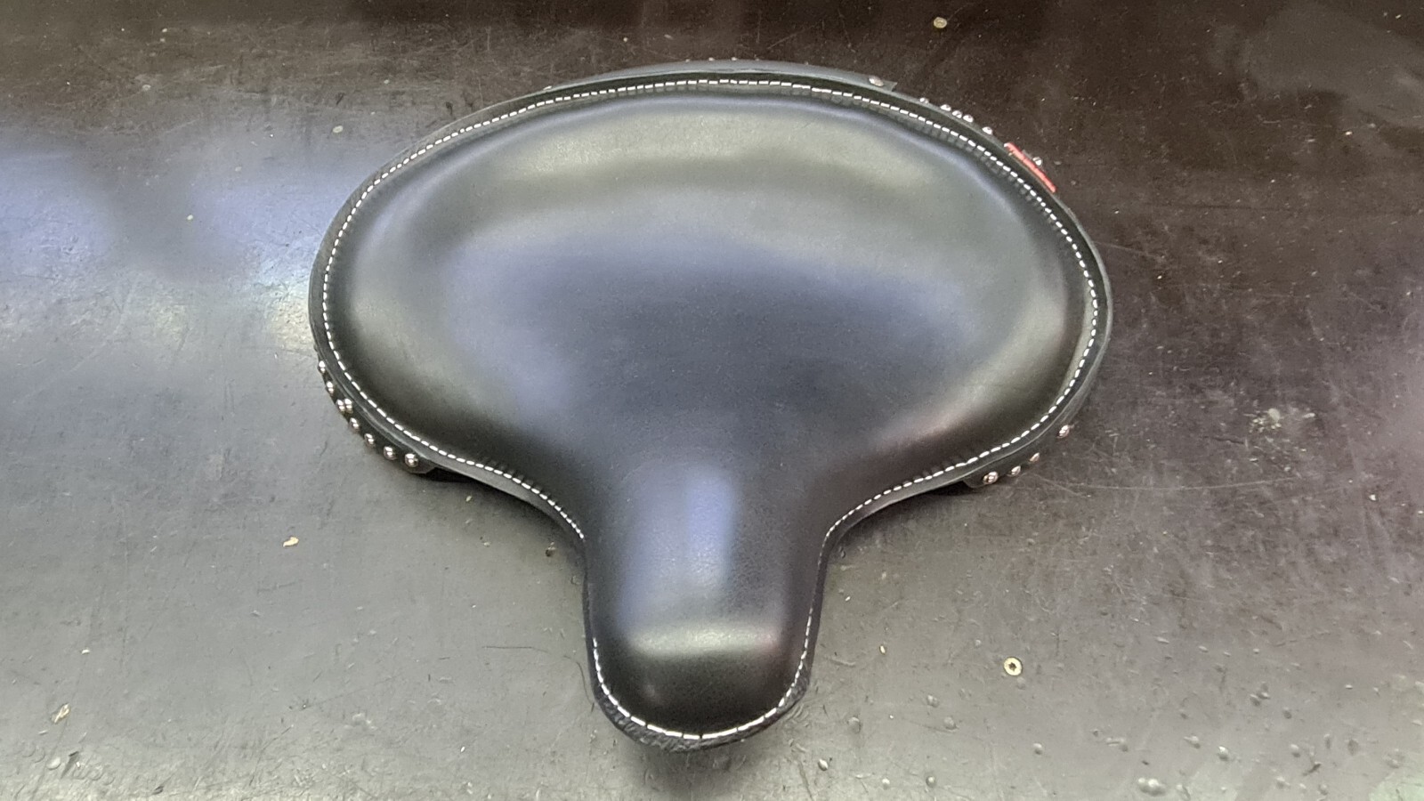 Harley Davidson Leather Seat Flathead Panhead Knucklehead Shovelhead BT ...