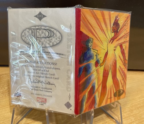 2014 Marvel Premier Dual Panel Sketch Card Rachel Summers Melissa Uran ...