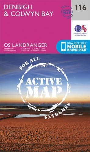 Denbigh & Colwyn Bay (Map) OS Landranger Active Map (UK IMPORT) | eBay