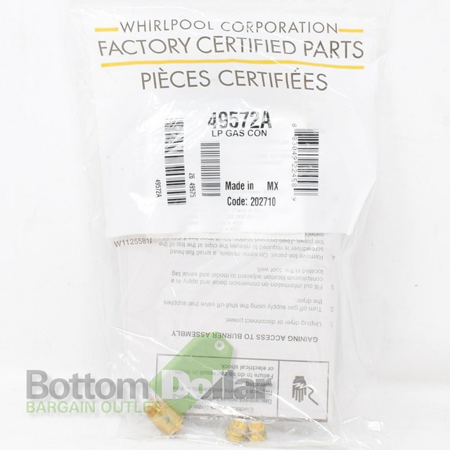 Whirlpool 49572A Gas Conversion Kit for sale online | eBay