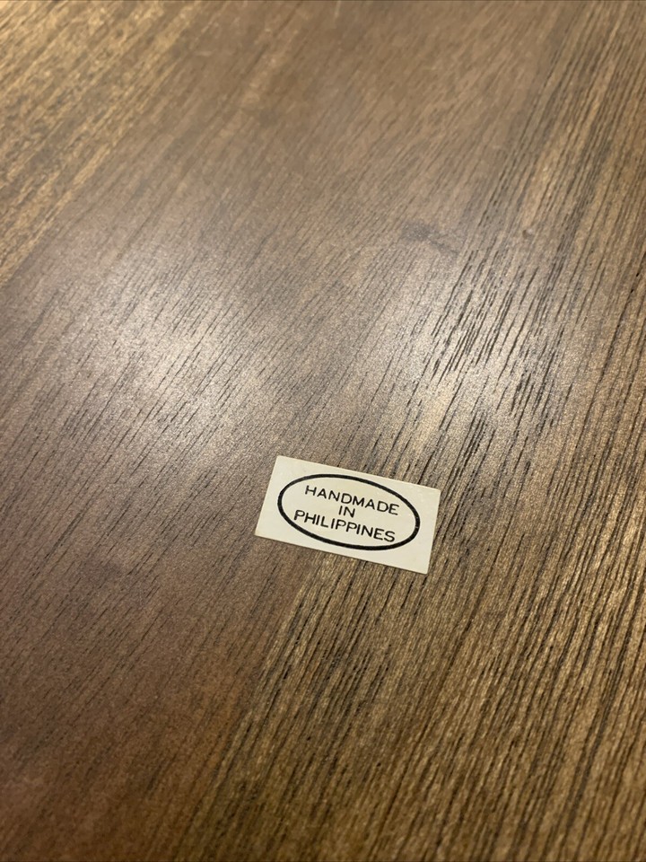 VTG Teak Cheese Board Glass Dome MCM Serving Appetizer Philippines ...