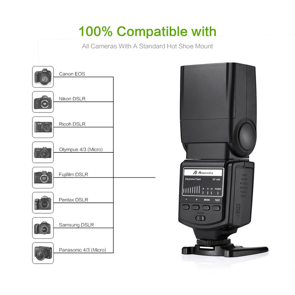 M S1 S2 TTL Flash Light Speedlite Wireless For Nikon Canon Sony Pentax ...